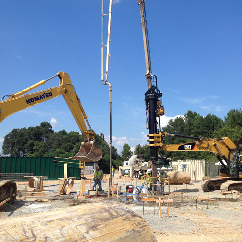 Entergy Arkansas Smackover Substation | Cajun | Drill Shaft Foundations